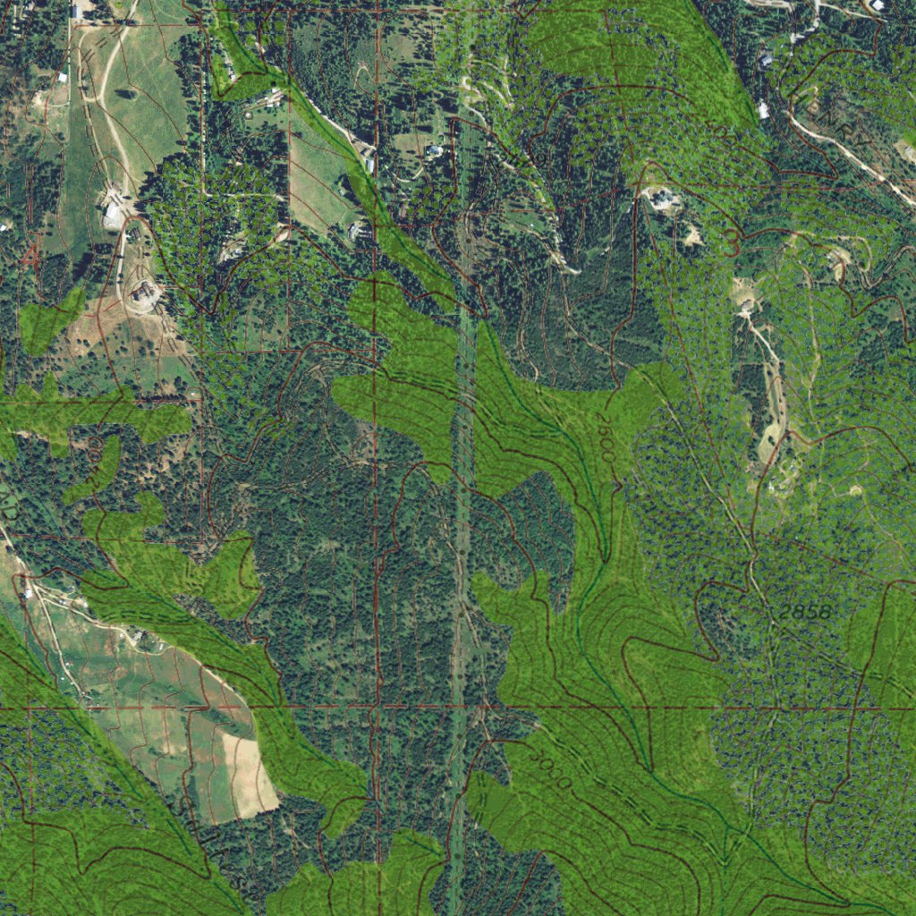 WA-ID-Mica Peak: GeoChange 1972-2011 Map by Western Michigan University ...