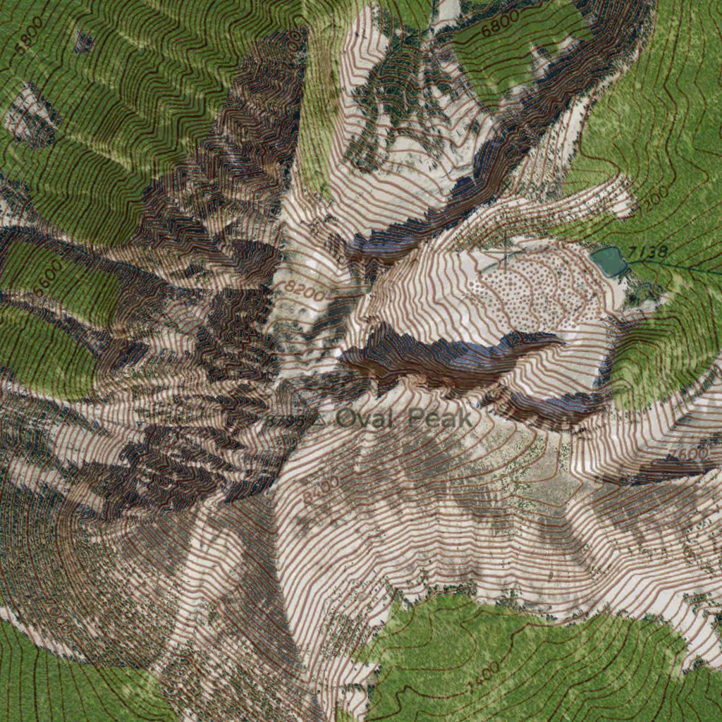 WA-Oval Peak: GeoChange 1968-2011 Map by Western Michigan University ...