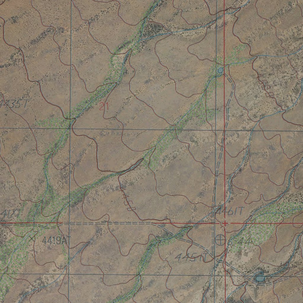 AZ-West Of Greasewood Mountain: GeoChange 1978-2010 Map by Western ...
