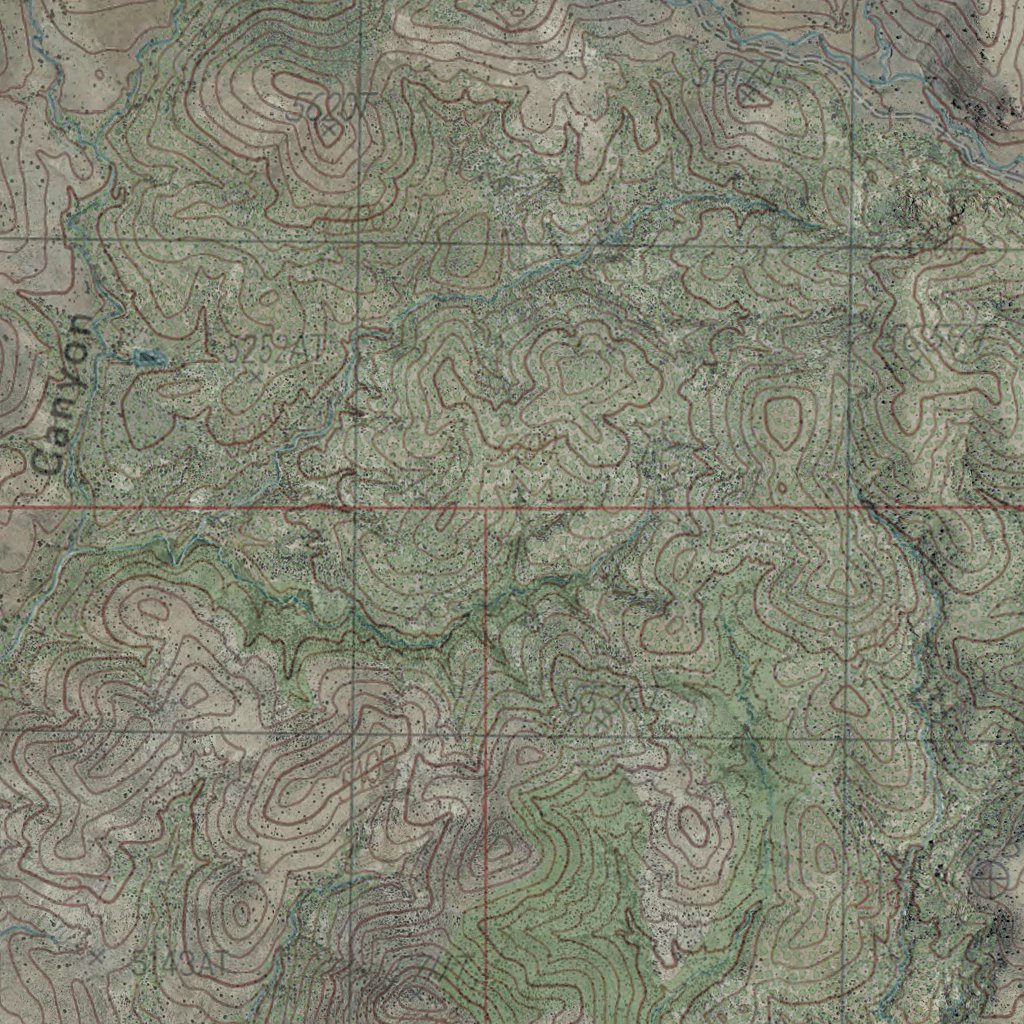AZ-Greasewood Mountain: GeoChange 1978-2010 Map by Western Michigan ...