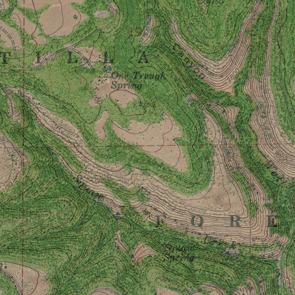 OR-Big Rock Flat: GeoChange 1967-2012 Map by Western Michigan ...