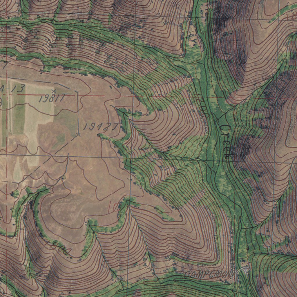 WA-Luna Gulch: GeoChange 1976-2011 Map by Western Michigan University ...