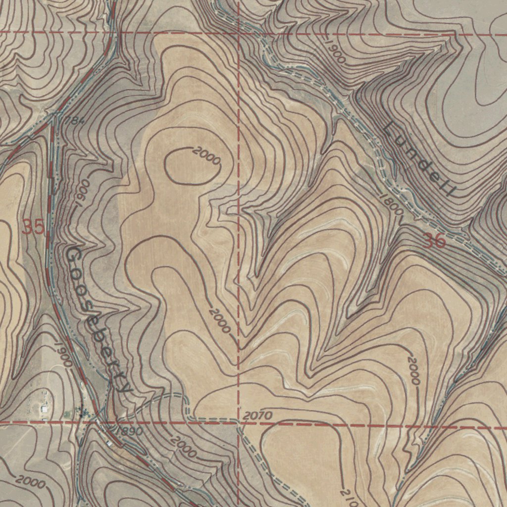 OR-Gooseberry: GeoChange 1965-2012 Map by Western Michigan University ...