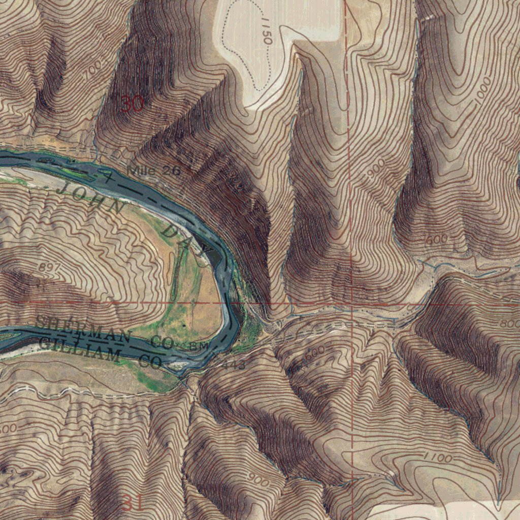 OR-Turner Butte: GeoChange 1962-2012 Map by Western Michigan University ...