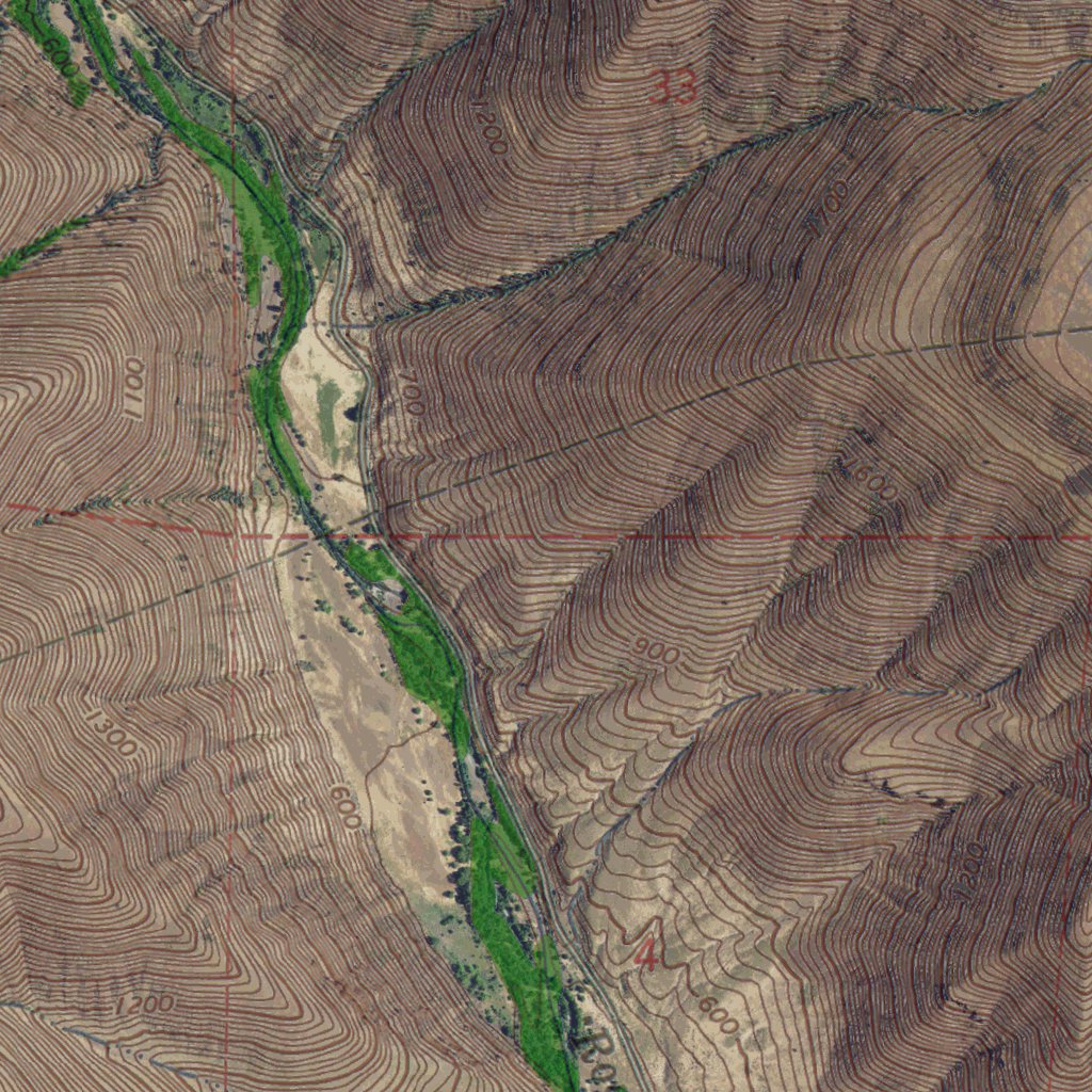 WA-Goodnoe Hills: GeoChange 1964-2011 Map by Western Michigan ...