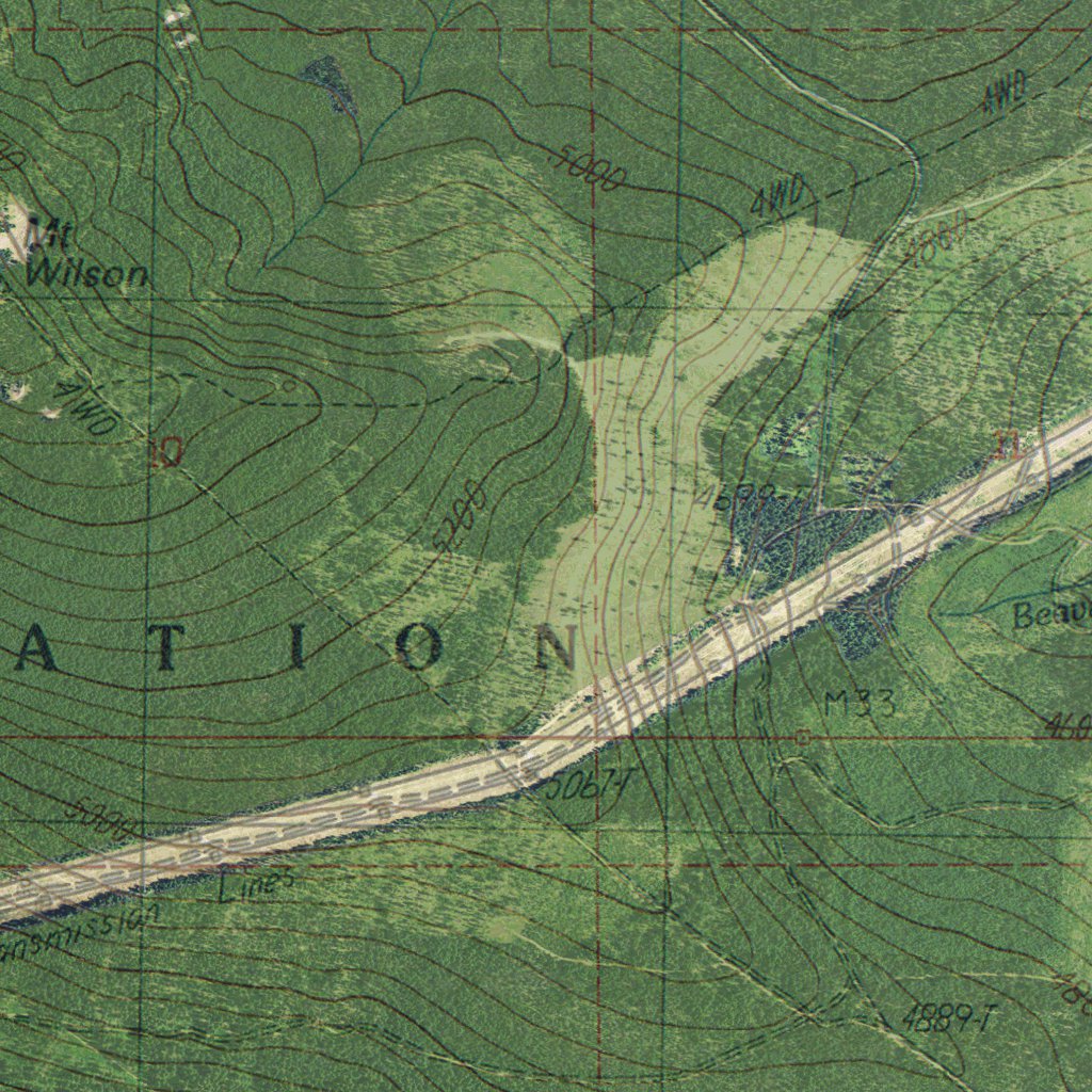 OR-Mt Wilson: GeoChange 1982-2012 Map by Western Michigan University ...