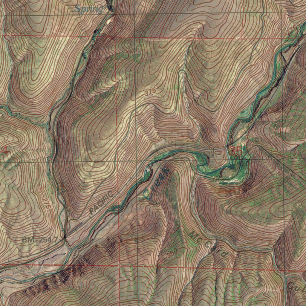 WA-Hooper Lake: GeoChange 1975-2011 Map by Western Michigan University ...