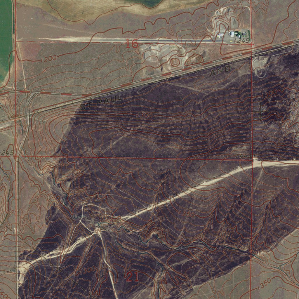 WA-Hatton NW: GeoChange 1969-2011 Map by Western Michigan University ...