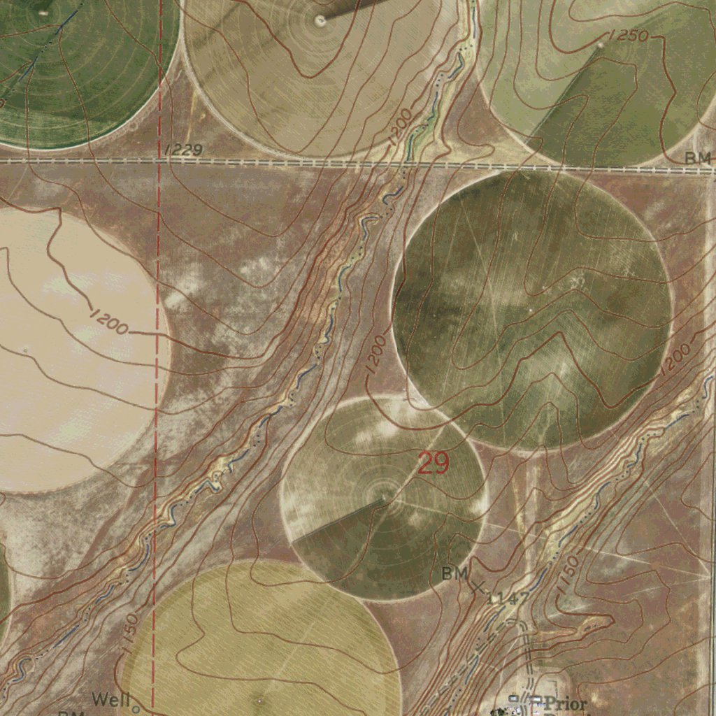 WA-Prior Ranch: GeoChange 1963-2011 Map by Western Michigan University ...