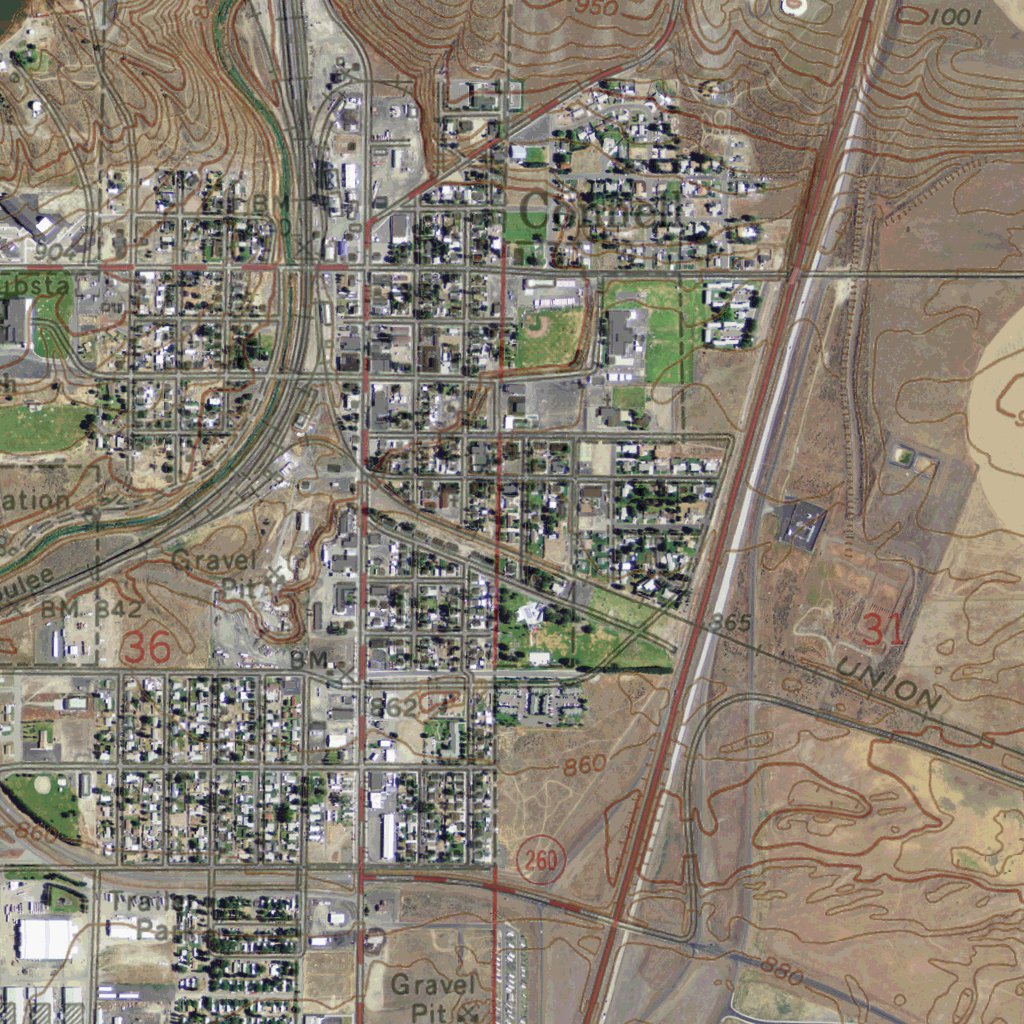 WA-Connell: GeoChange 1969-2011 Map by Western Michigan University ...