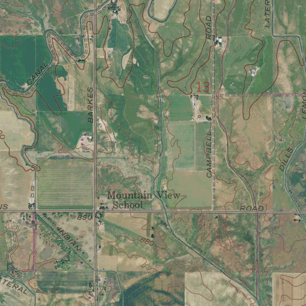 WA-White Swan: GeoChange 1956-2011 Map by Western Michigan University ...