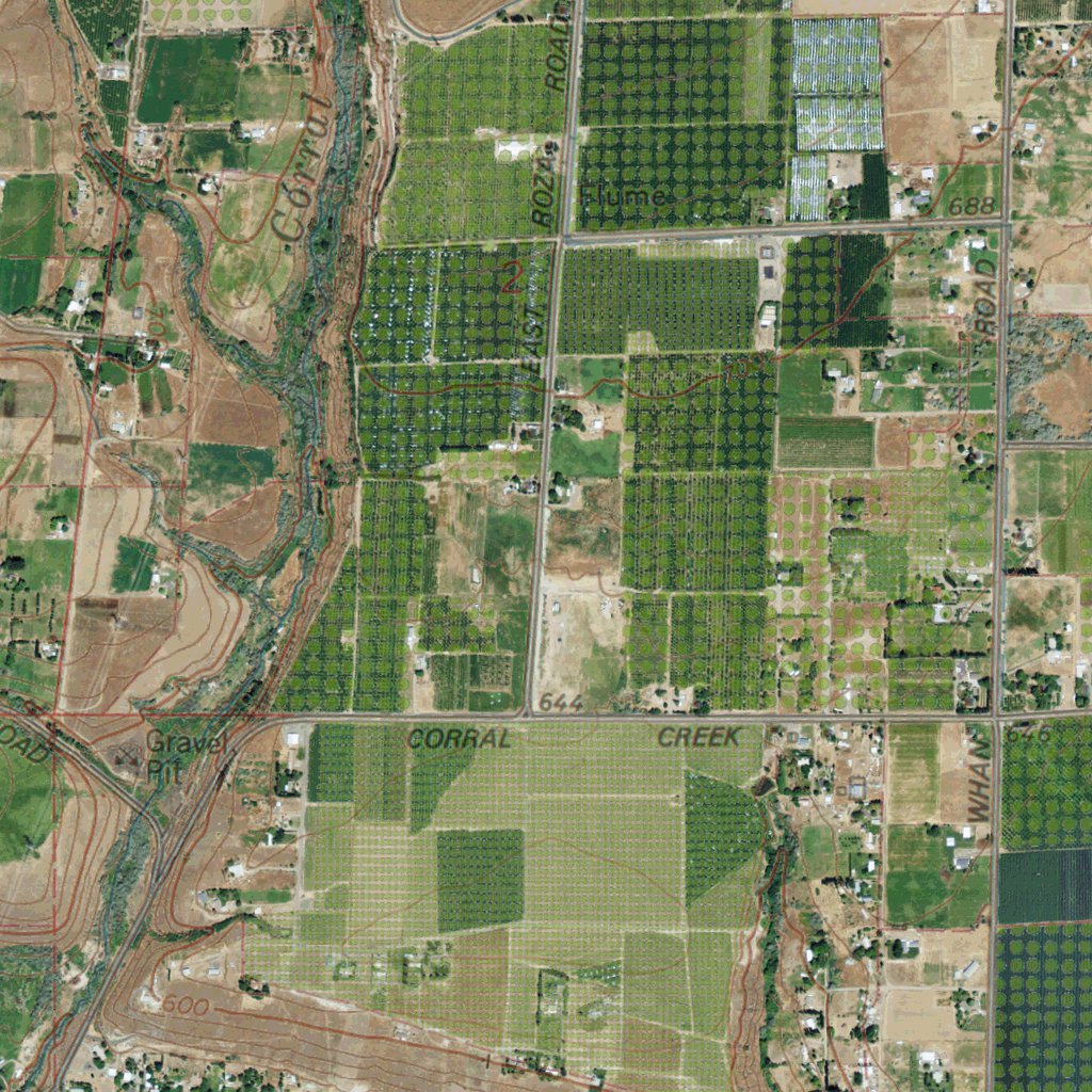 WA-Corral Canyon: GeoChange 1973-2011 Map by Western Michigan ...