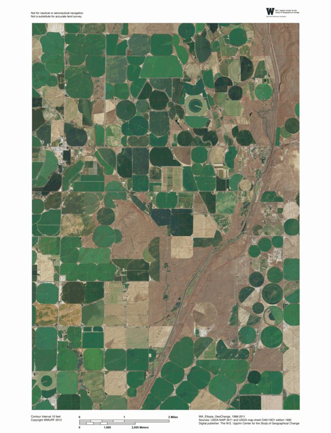 WA-Eltopia: GeoChange 1988-2011 Map by Western Michigan University ...