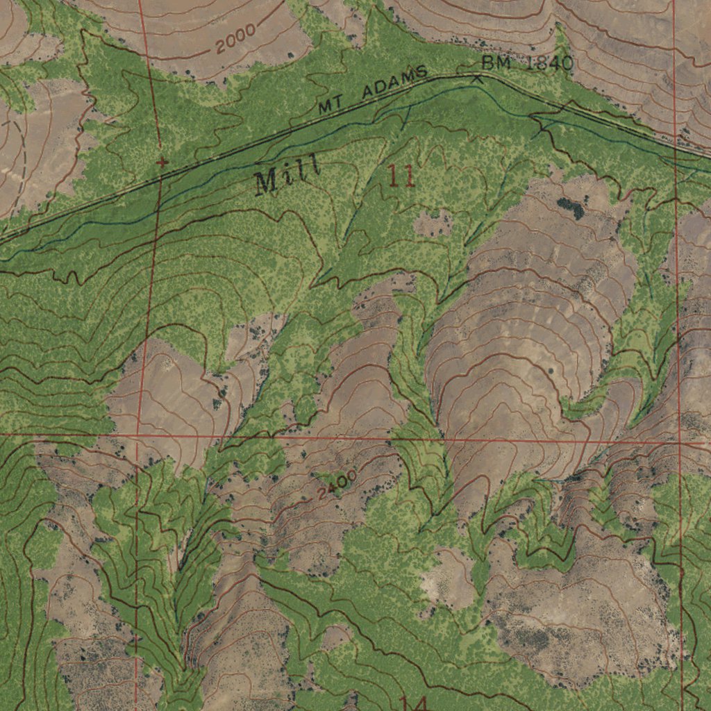 WA-Fort Simcoe: GeoChange 1956-2011 Map by Western Michigan University ...