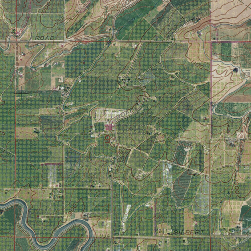 WA-Toppenish: GeoChange 1956-2011 Map by Western Michigan University ...