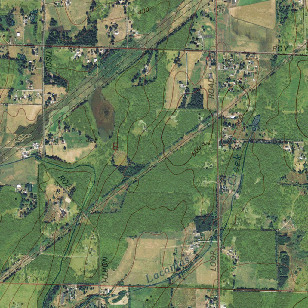 WA-Harts Lake: GeoChange 1990-2011 Map by Western Michigan University ...