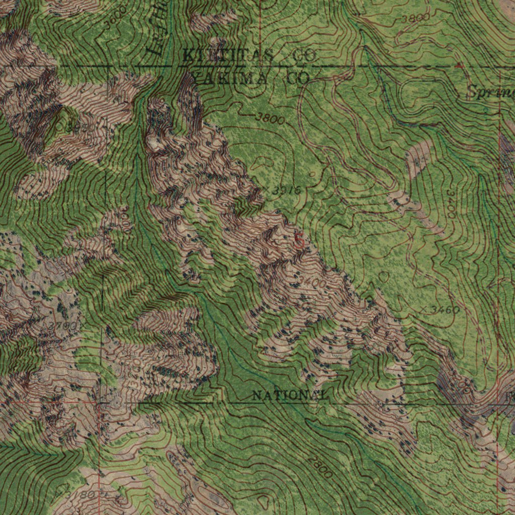 WA-Manastash Lake: GeoChange 1970-2011 Map by Western Michigan ...
