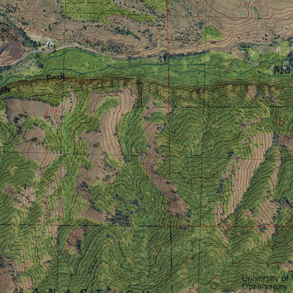 WA-Manastash Creek: GeoChange 1981-2011 Map by Western Michigan ...