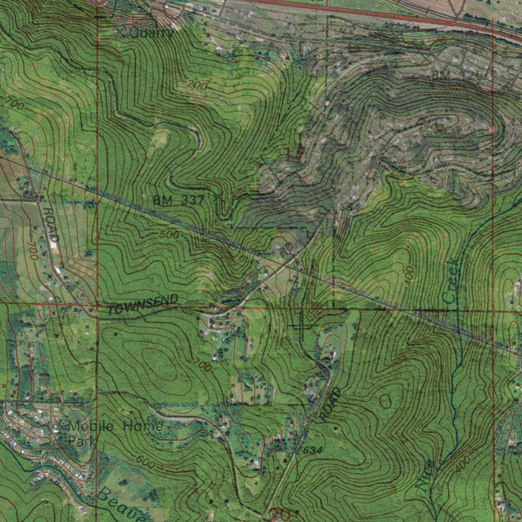OR-WA-Rainier: GeoChange 1990-2012-11 Map by Western Michigan ...