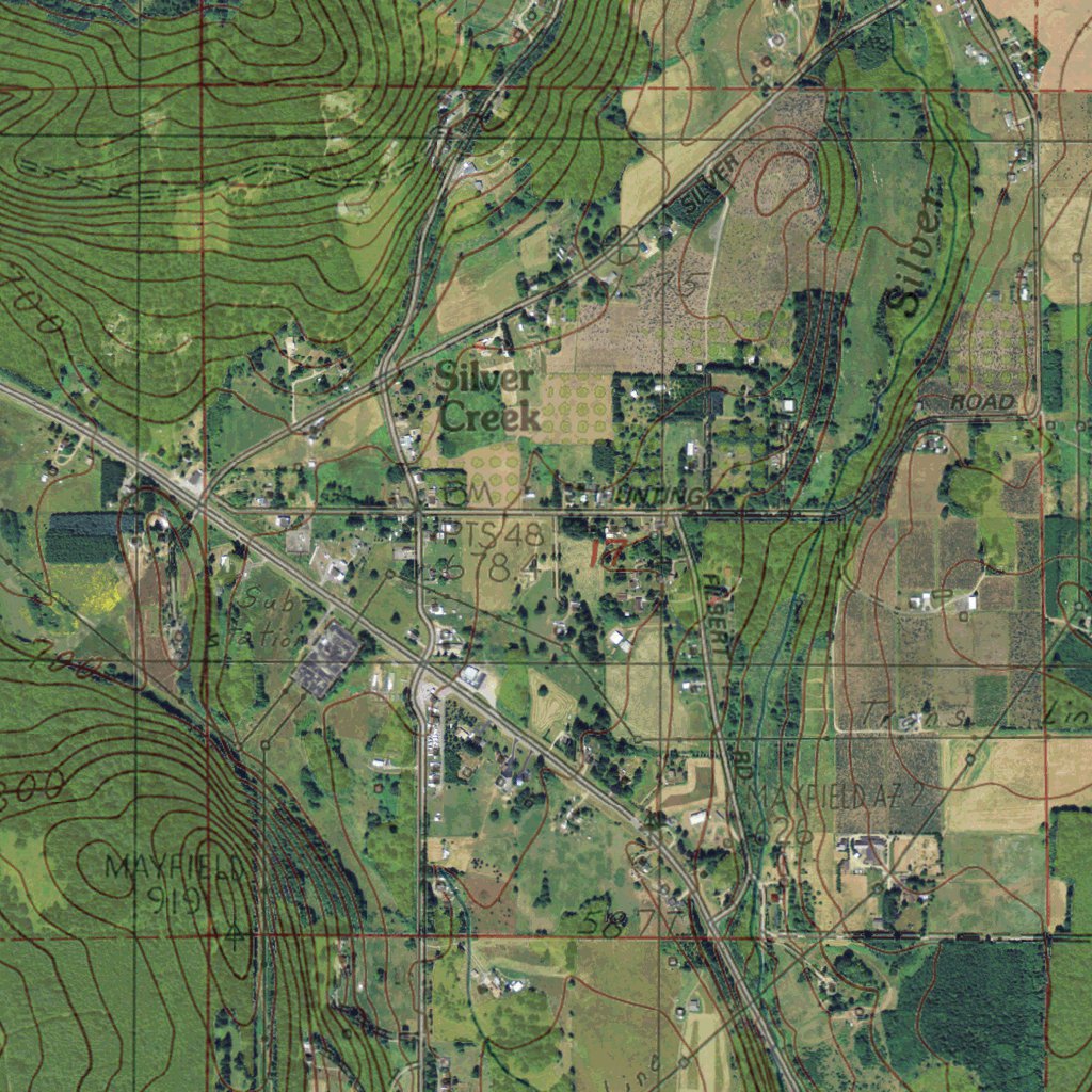 WA-Mayfield: GeoChange 1980-2011 Map by Western Michigan University ...