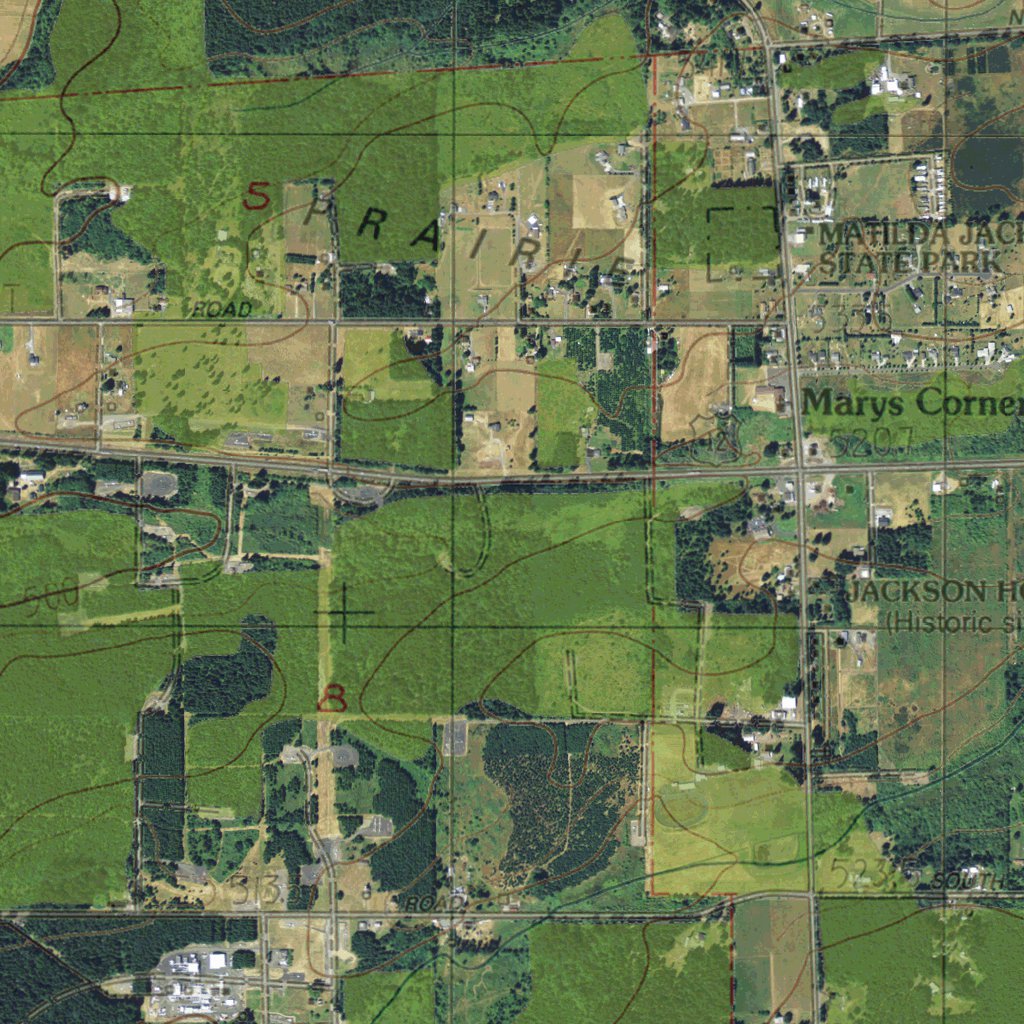 WA-Jackson Prairie: GeoChange 1980-2011 Map by Western Michigan ...