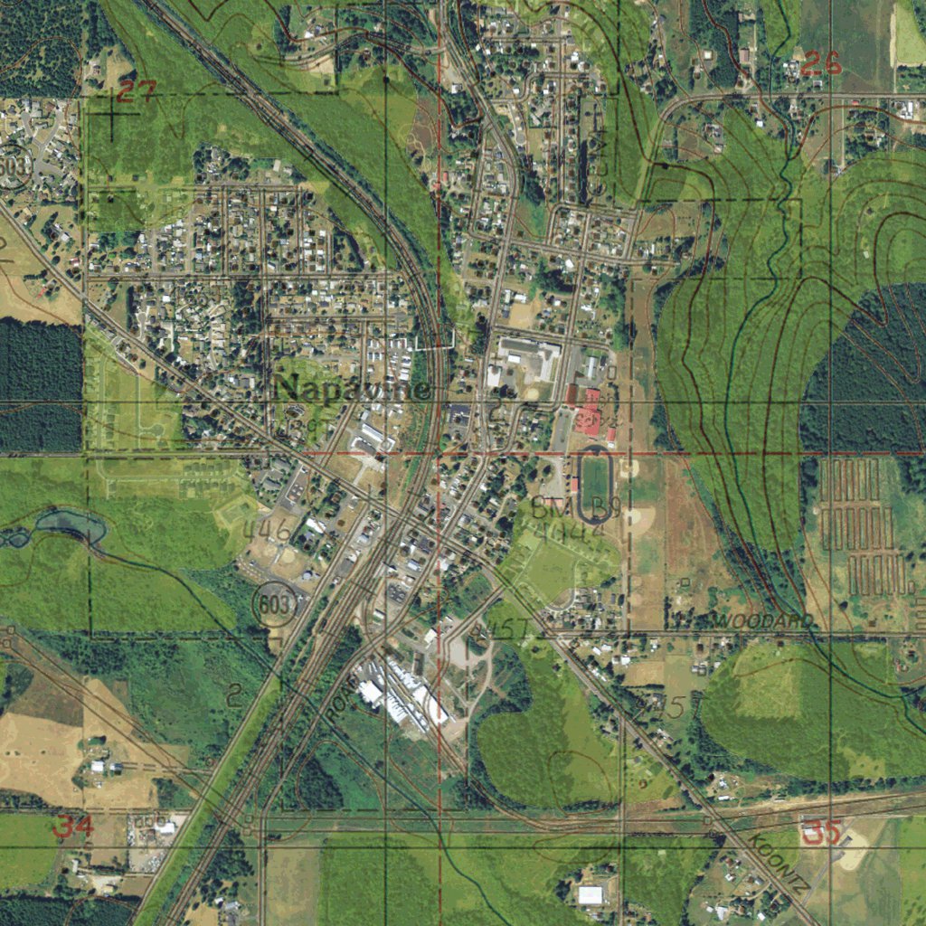 WA-Napavine: GeoChange 1980-2011 Map by Western Michigan University ...