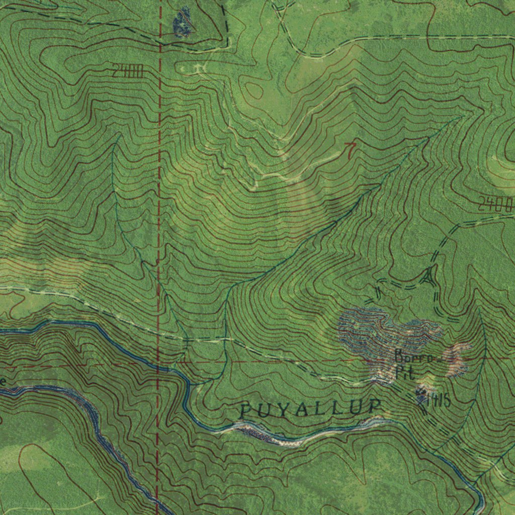 WA-Le Dout Creek: GeoChange 1982-2011 Map by Western Michigan ...