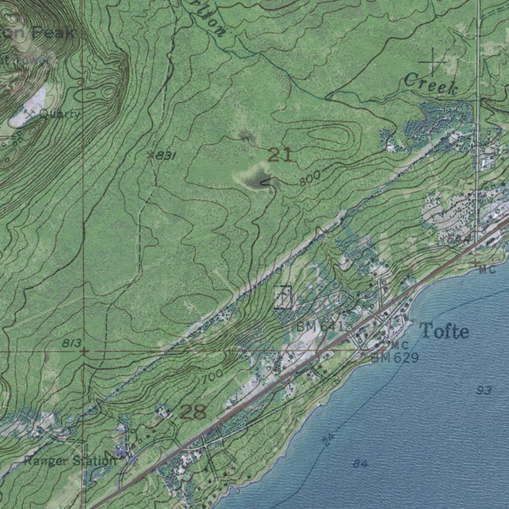 MN-Tofte: GeoChange 1953-2010 Map by Western Michigan University ...