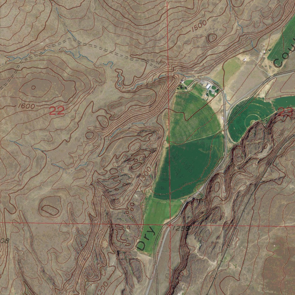 WA-Soap Lake: GeoChange 1954-2011 Map by Western Michigan University ...