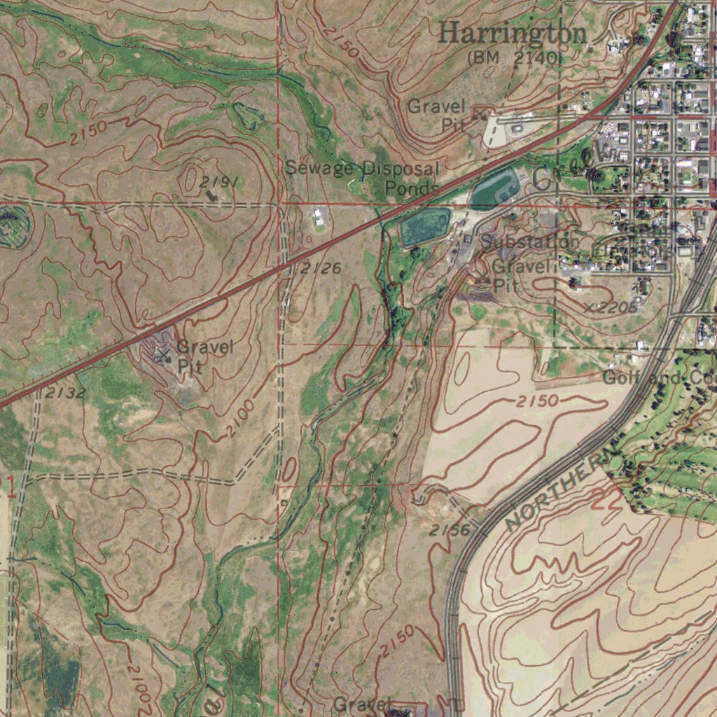 WA-Harrington: GeoChange 1968-2011 Map by Western Michigan University ...