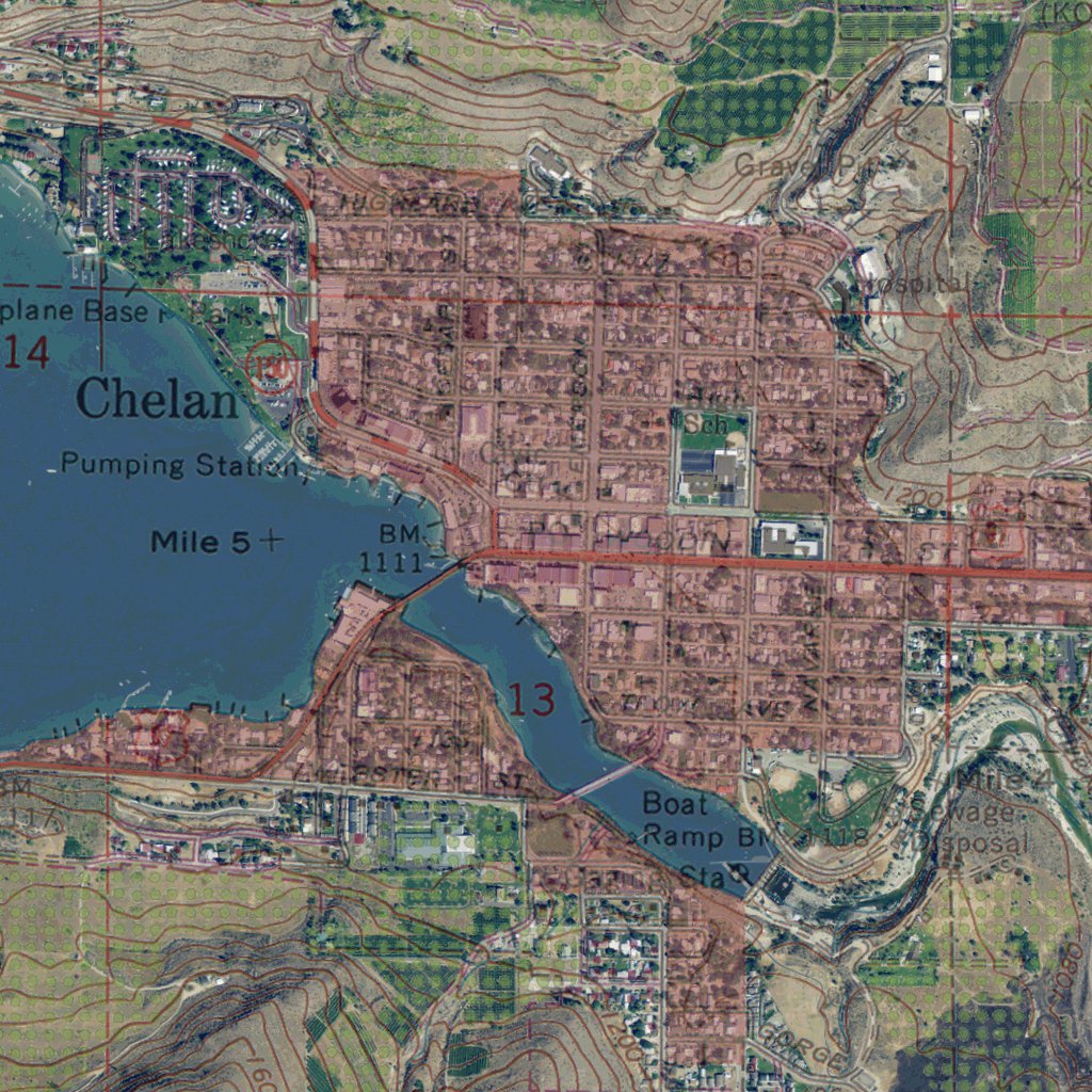 WA-Chelan: GeoChange 1967-2011 Map by Western Michigan University ...