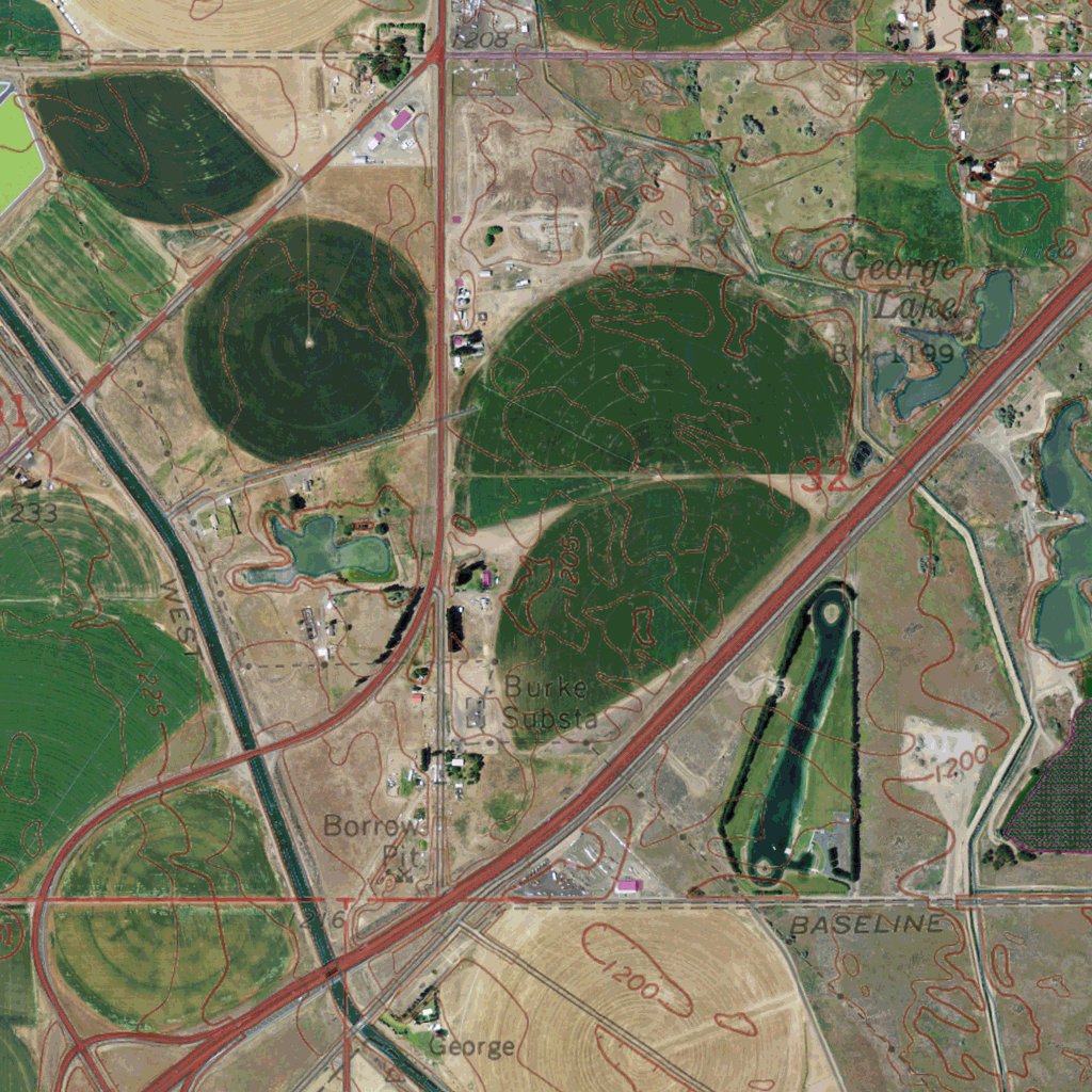 WA-George: GeoChange 1964-2011 Map by Western Michigan University ...