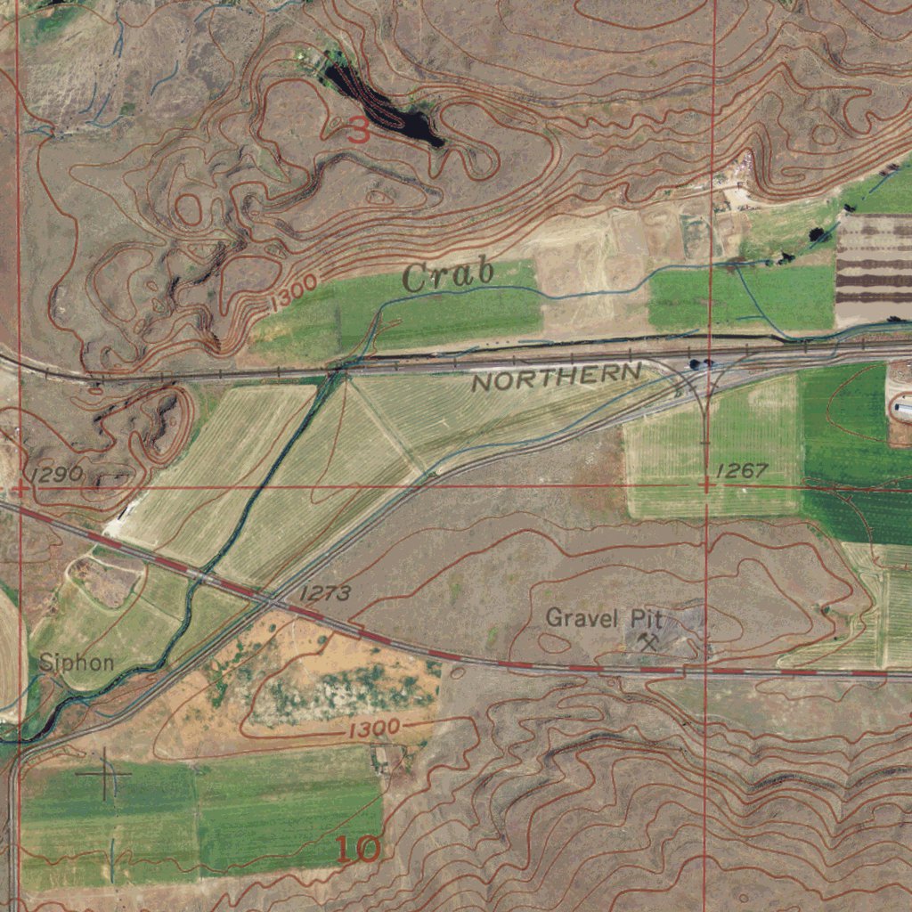 WA-Wilson Creek NW: GeoChange 1954-2011 Map by Western Michigan ...