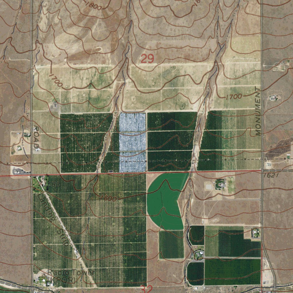 WA-Monument Hill: GeoChange 1964-2011 Map by Western Michigan ...