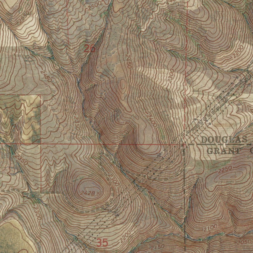 WA-Jameson Lake SE: GeoChange 1962-2011 Map by Western Michigan ...