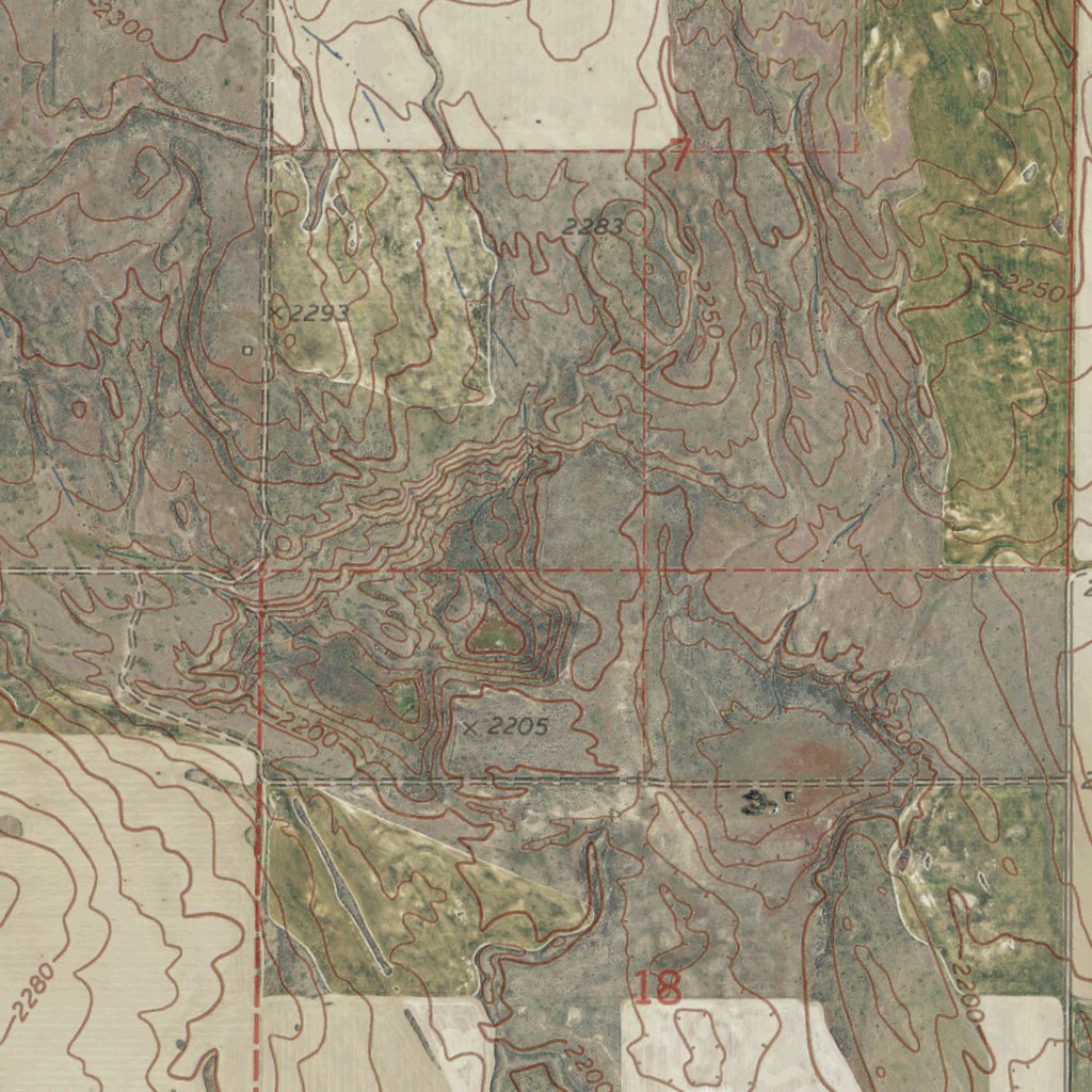 WA-Barnes Butte: GeoChange 1967-2011 Map by Western Michigan University ...