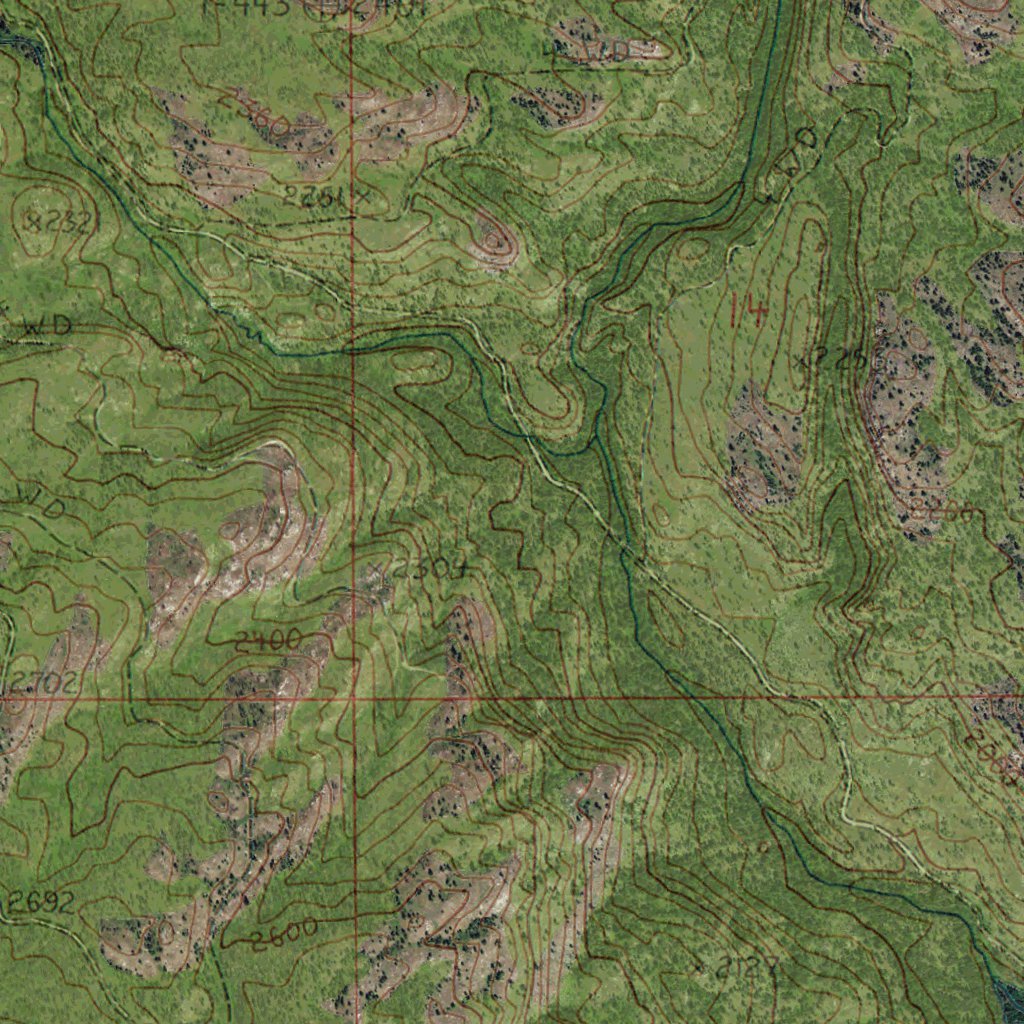 WA-Hopkins Canyon: GeoChange 1983-2011 Map by Western Michigan ...