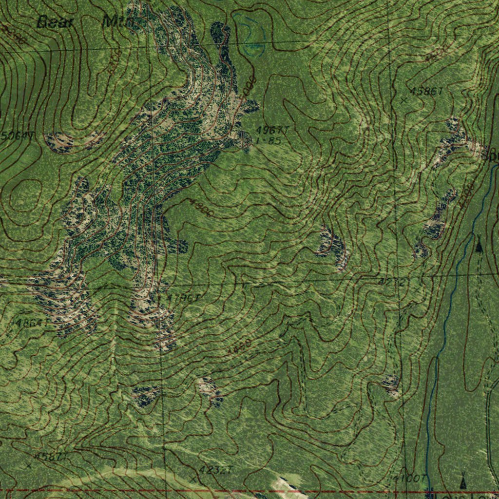 WA-Loup Loup Summit: GeoChange 1985-2011 Map by Western Michigan ...
