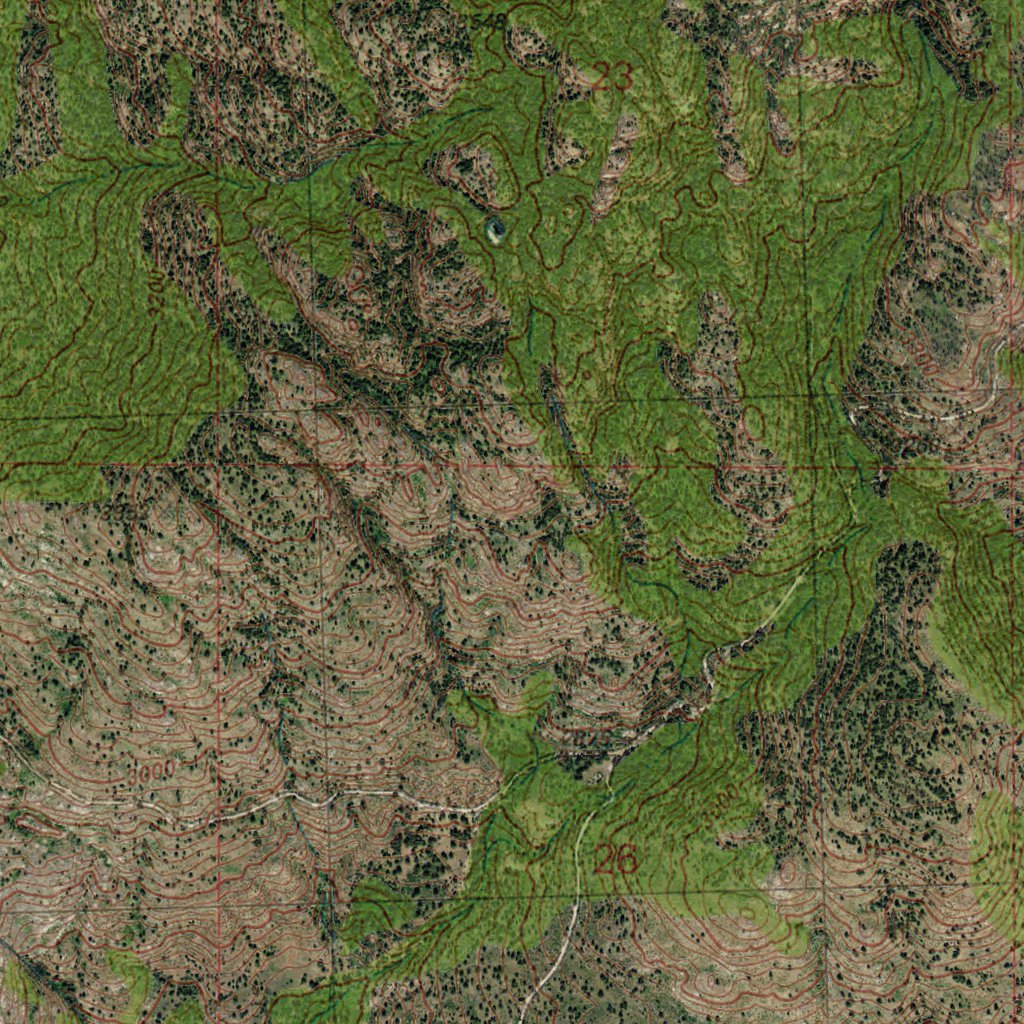 WA-Boot Mountain: GeoChange 1973-2011 Map by Western Michigan ...