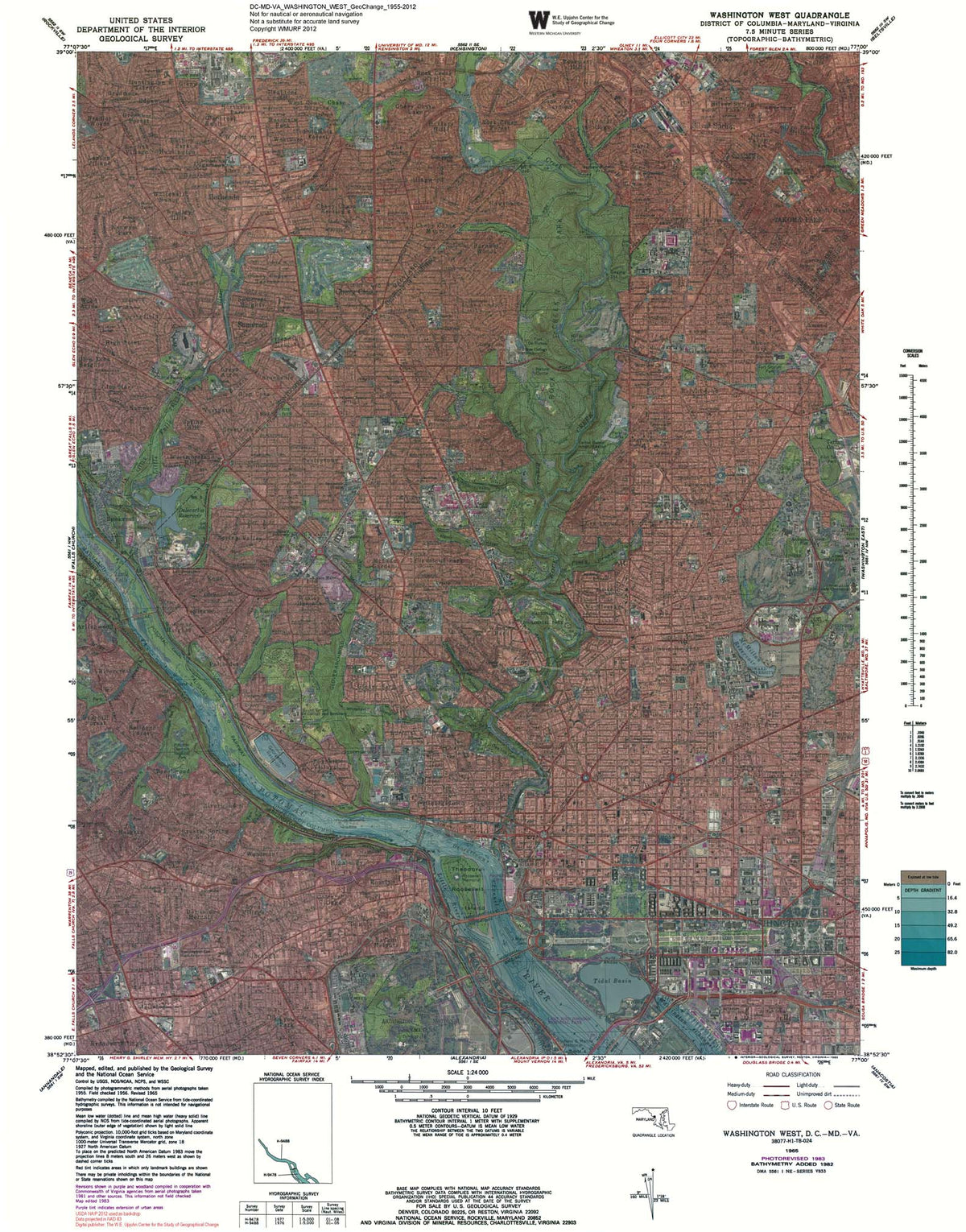 George Washington Memorial Parkway (Bundle) Map by Western Michigan ...