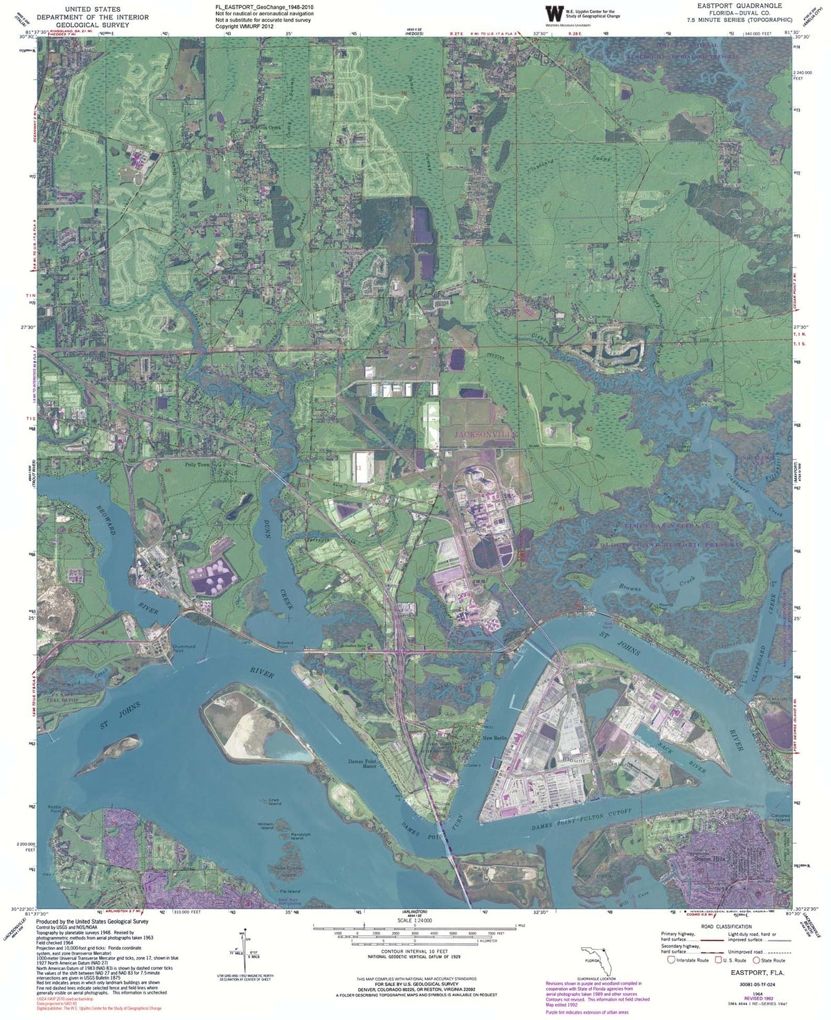 Timucuan Ecological and Historic Preserve (Bundle) Map by Western ...