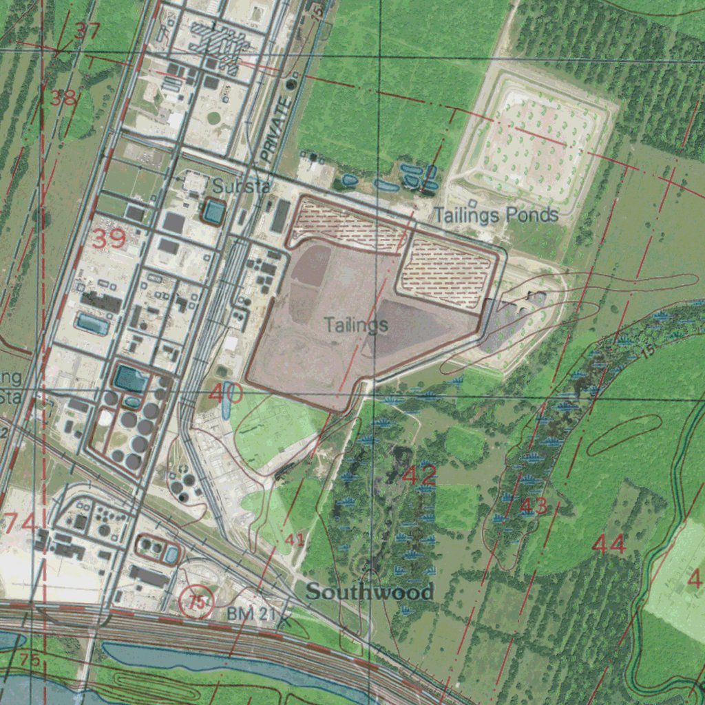 LA-Carville: GeoChange 1989-2009 Map by Western Michigan University ...