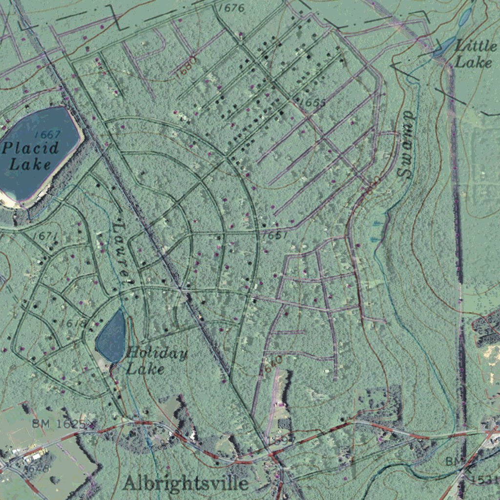 PA-Blakeslee: GeoChange 1965-2012 Map by Western Michigan University ...