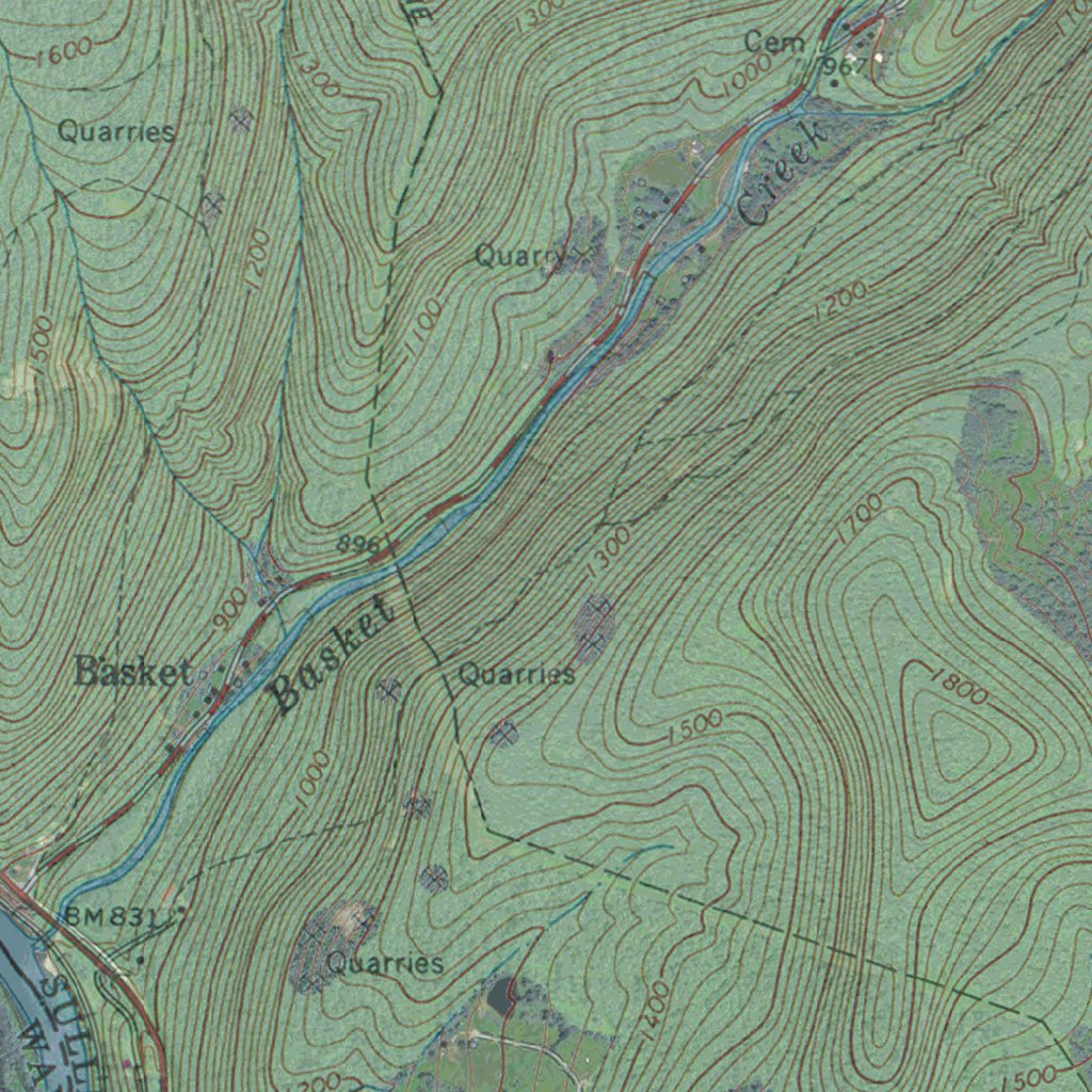 NY-PA-Callicoon: GeoChange 1963-2012 Map by Western Michigan University ...