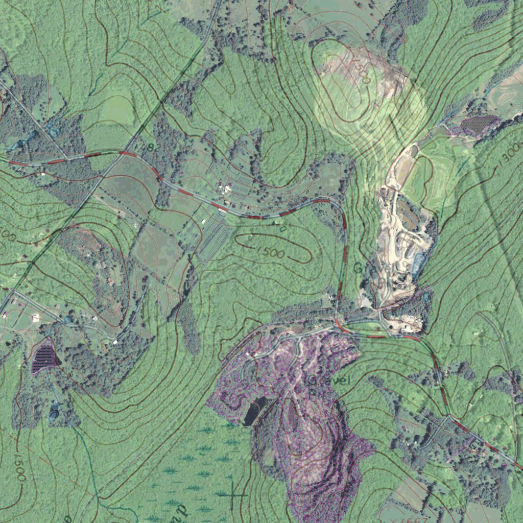 PA-Lake Ariel: GeoChange 1963-2012 Map by Western Michigan University ...