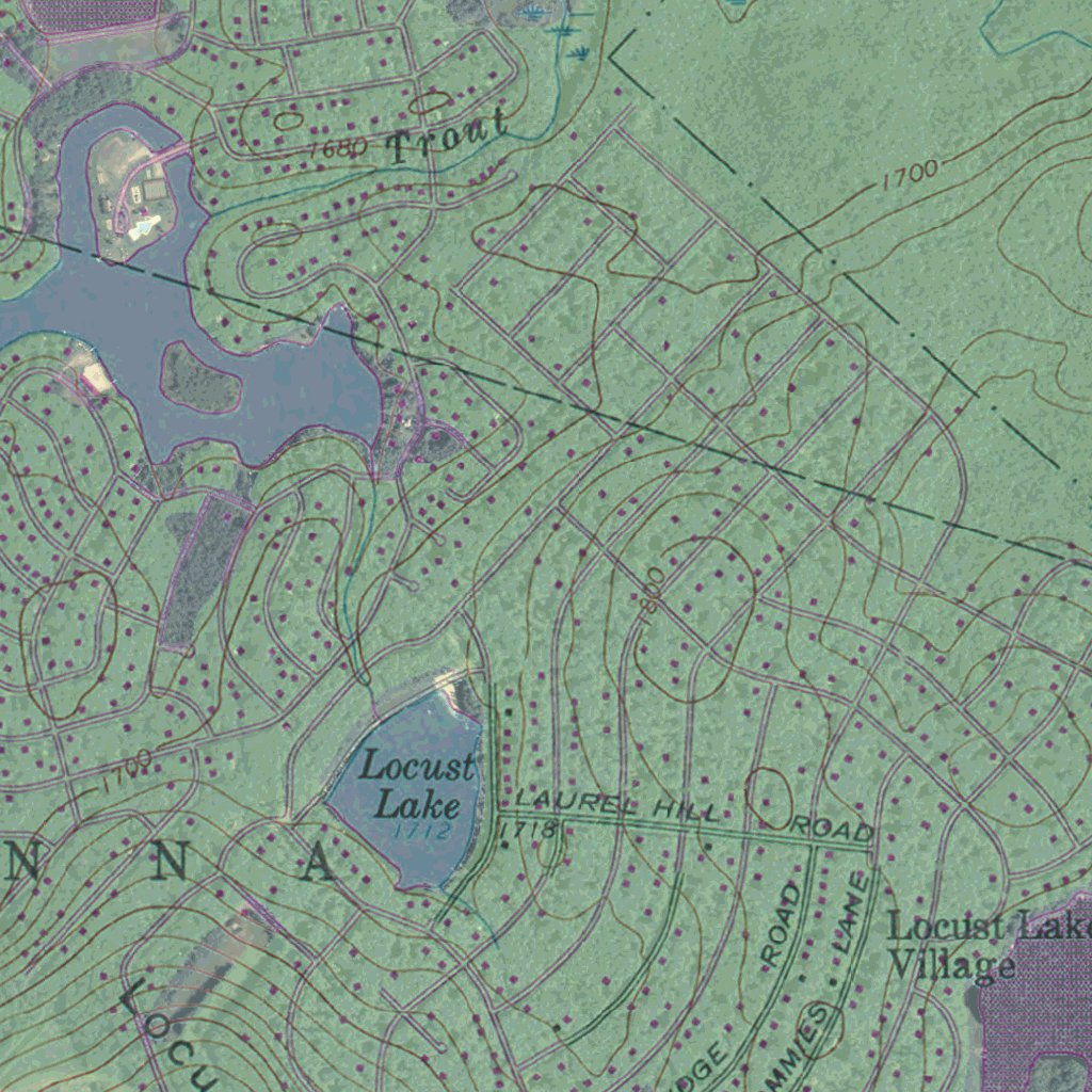 PA-Thornhurst: GeoChange 1963-2012 Map by Western Michigan University ...