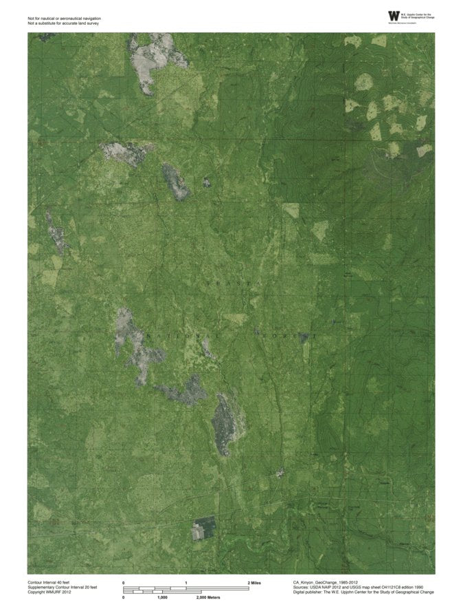 CA-Kinyon: GeoChange 1985-2012 Map by Western Michigan University ...