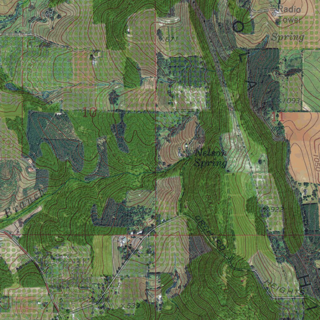 OR-Rickreall: GeoChange 1967-2012 Map by Western Michigan University ...