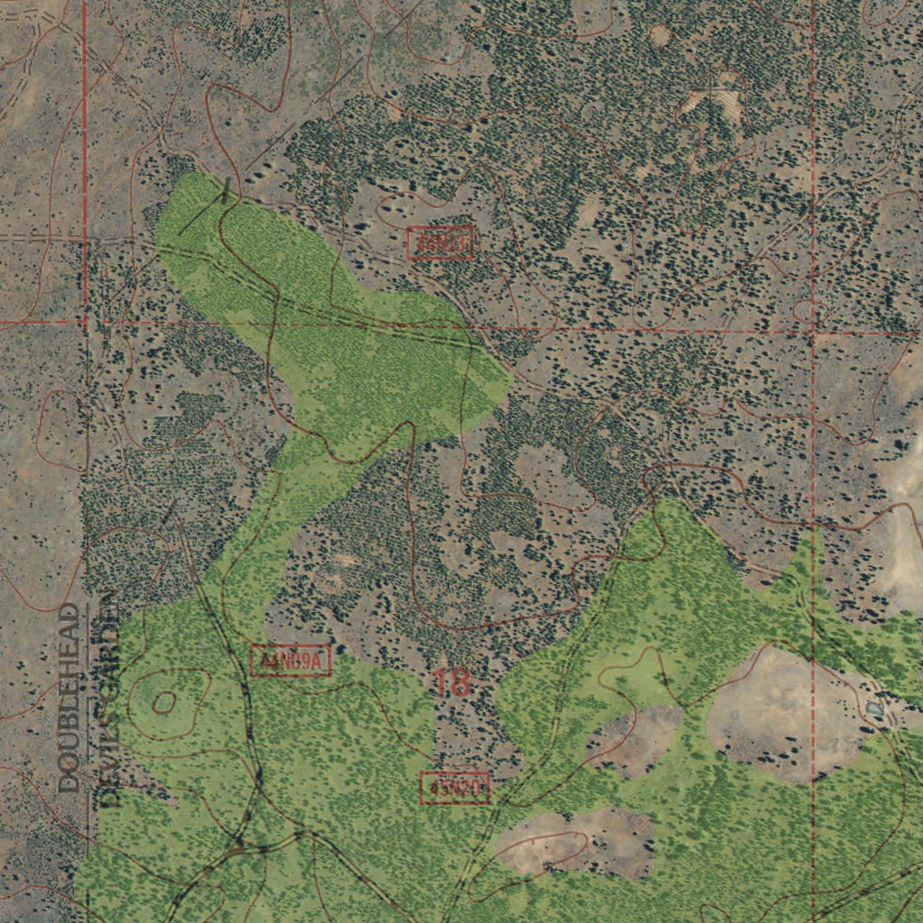 CA-Lone Pine Butte: GeoChange 1986-2012 Map by Western Michigan ...
