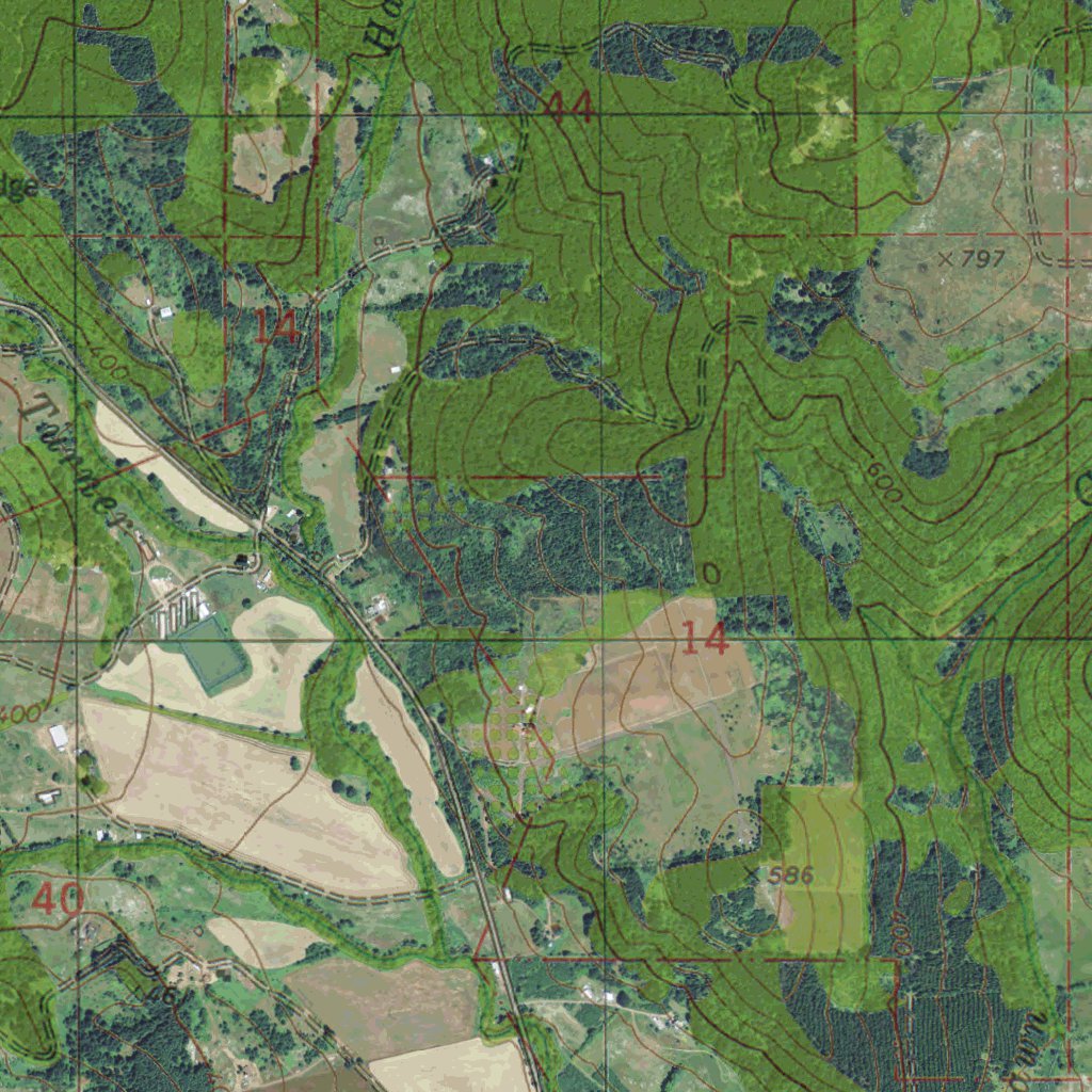 OR-Turner Creek: GeoChange 1973-2012 Map by Western Michigan University ...